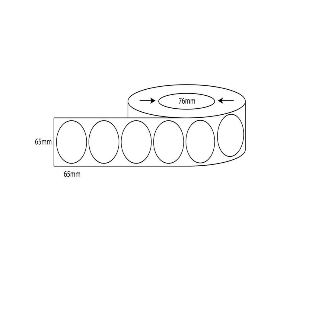 65mm Dia Circle Thermal Direct Thermal Transfer Online Labels 65mm-dia-circle-thermal-direct-thermal-transfer-online-labels